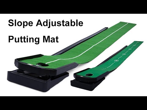 PGM Slope Adjustable Putting Mat TL039 - YouTube