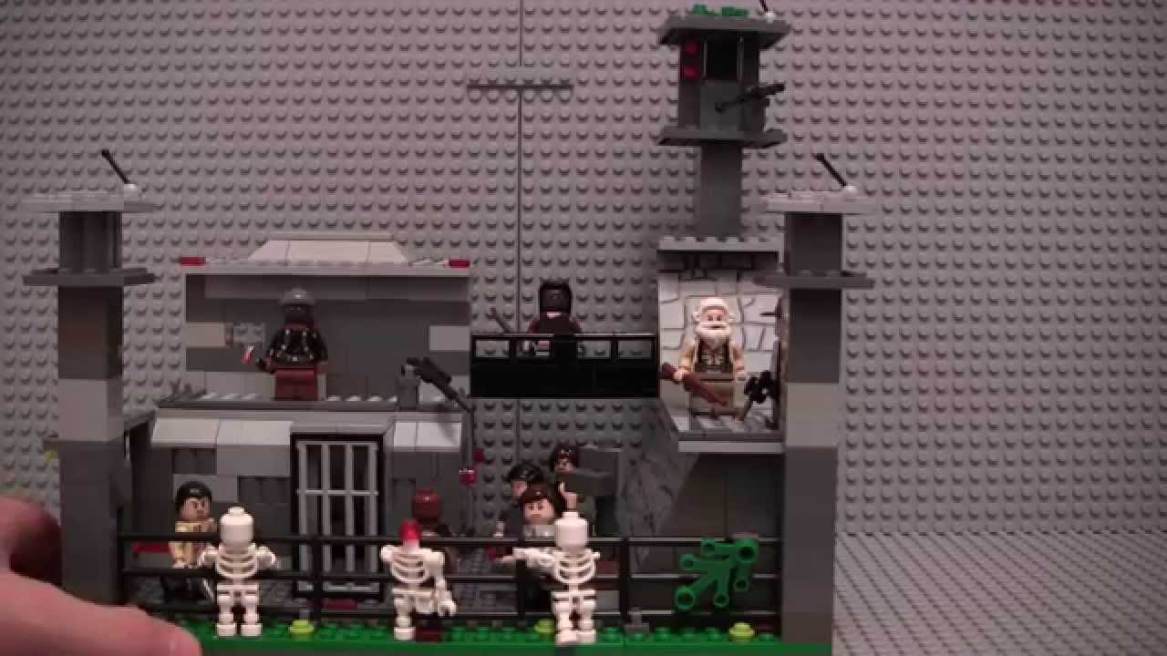 Lego The Walking Dead the Prison MOC (3rd version) - YouTube
