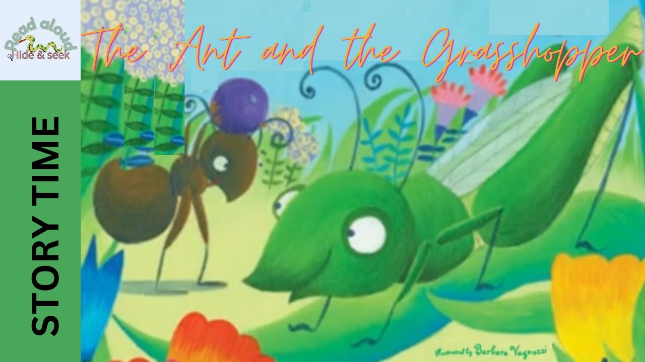 Kids Book Read Aloud | THE ANT & THE GRASSHOPPER:AESOP Fables ...