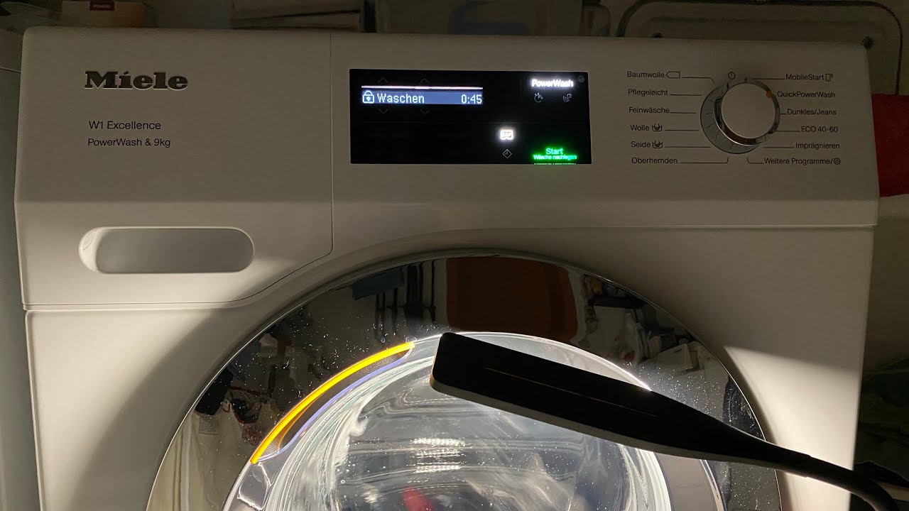 Miele WEG 375 WPS - QuickPowerWash with CapDosing - YouTube