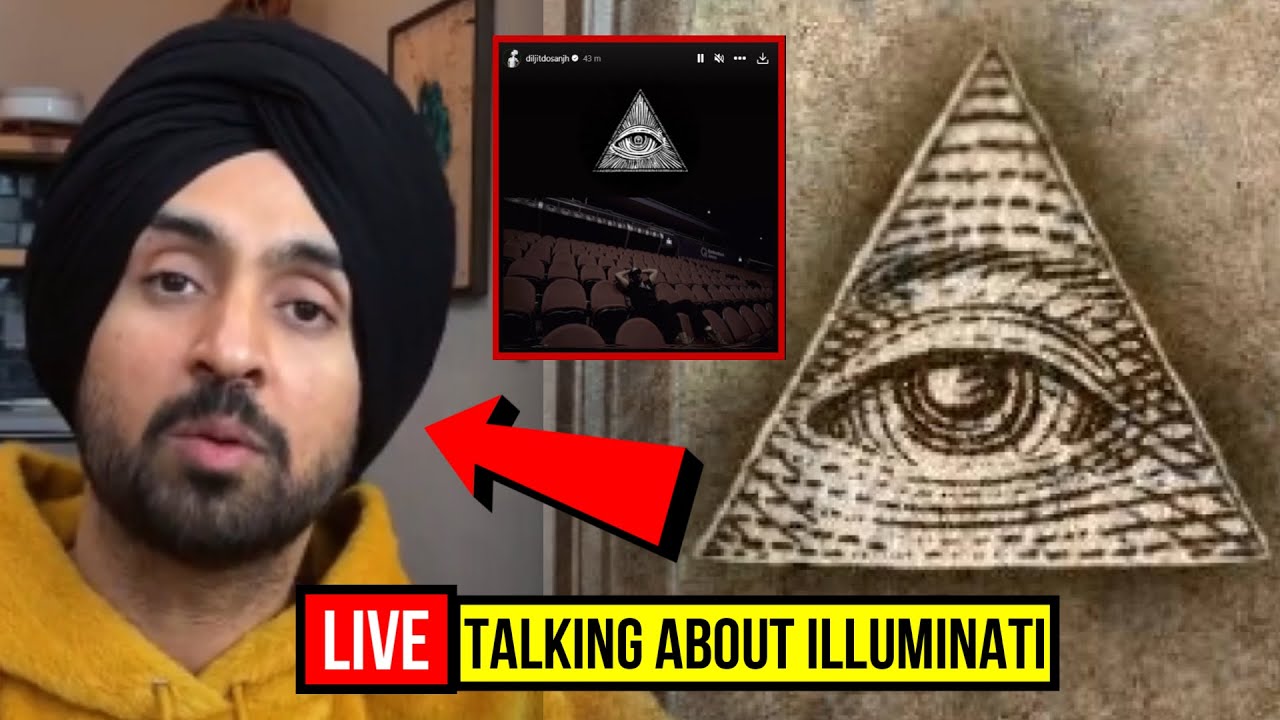 DILJIT DOSANJH Live Talking About ILLUMINATI - YouTube