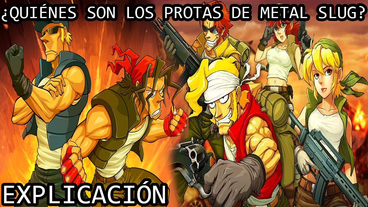 ¿Quiénes son los Protagonistas de Metal Slug? | Todos los Personajes de ...