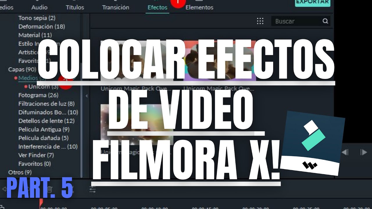 como PONER EFECTOS en VIDEOS de FILMORA X| COLOCAR EFECTOS en VIDEOS!📺 ...