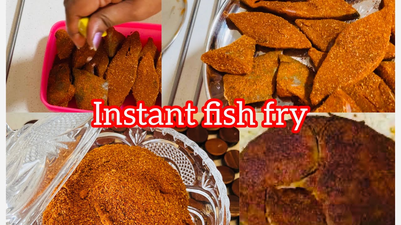 How to make instant fish fry at home/ఎప్పుడుకావాలంటే అప్పుడు చేపల ...