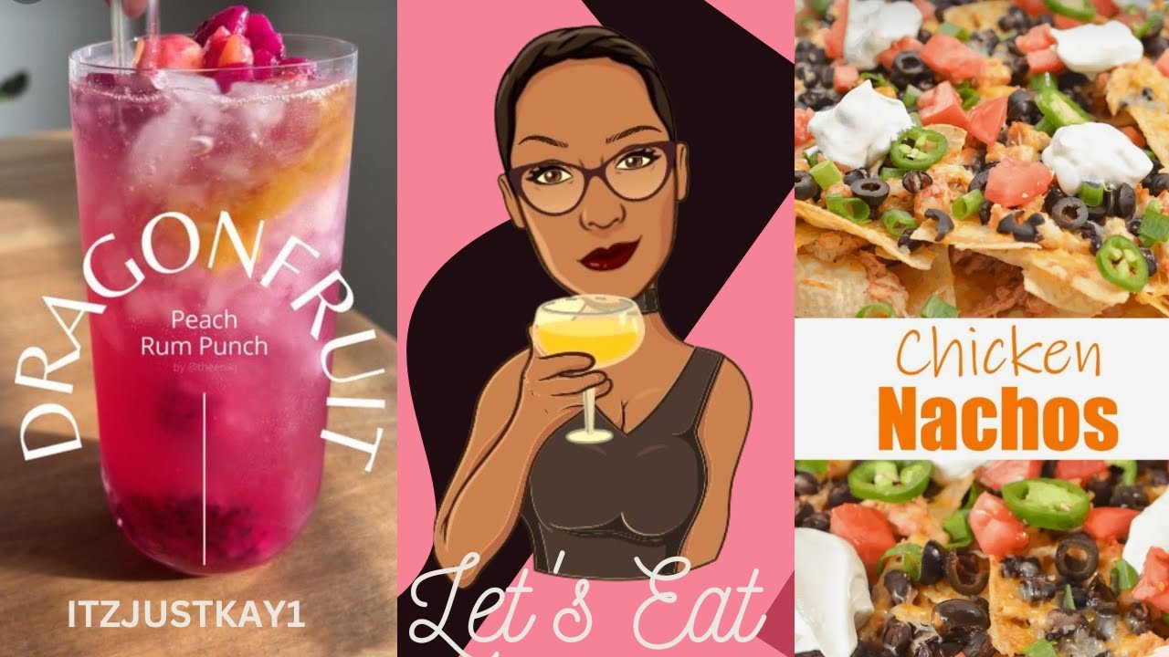 Chicken Nachos & Dragon Fruit Rum Punch - YouTube