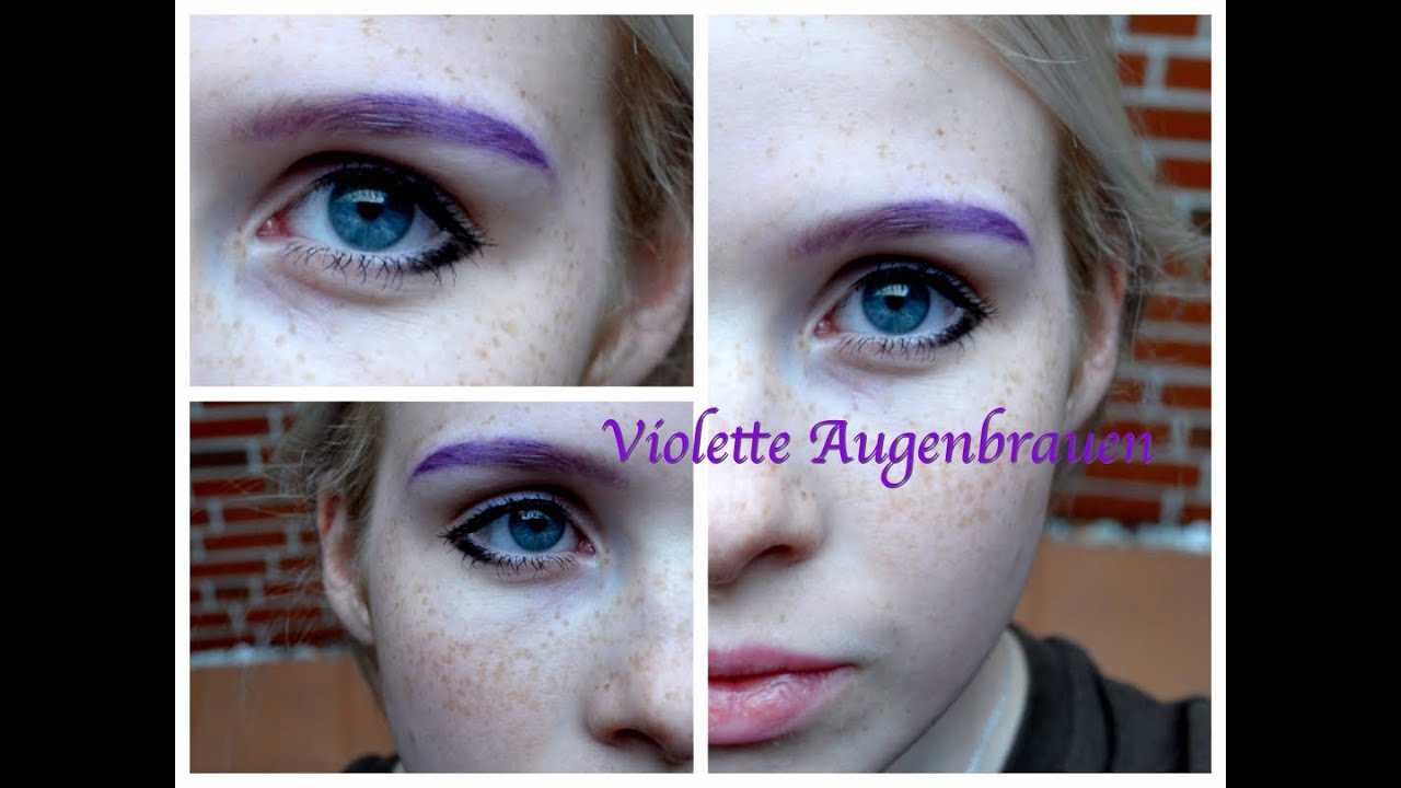 Lila Augenbrauen - YouTube