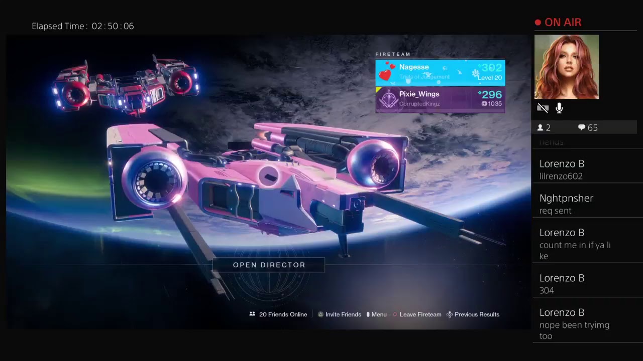 DESTINY 2 LIVE PIXIE WINGS - YouTube