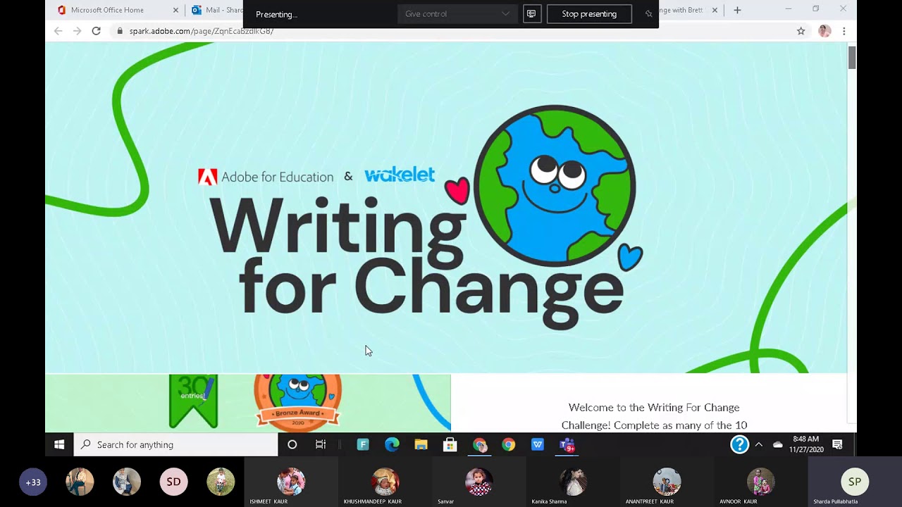 Adobe + Wakelet 200 word Challenge - YouTube