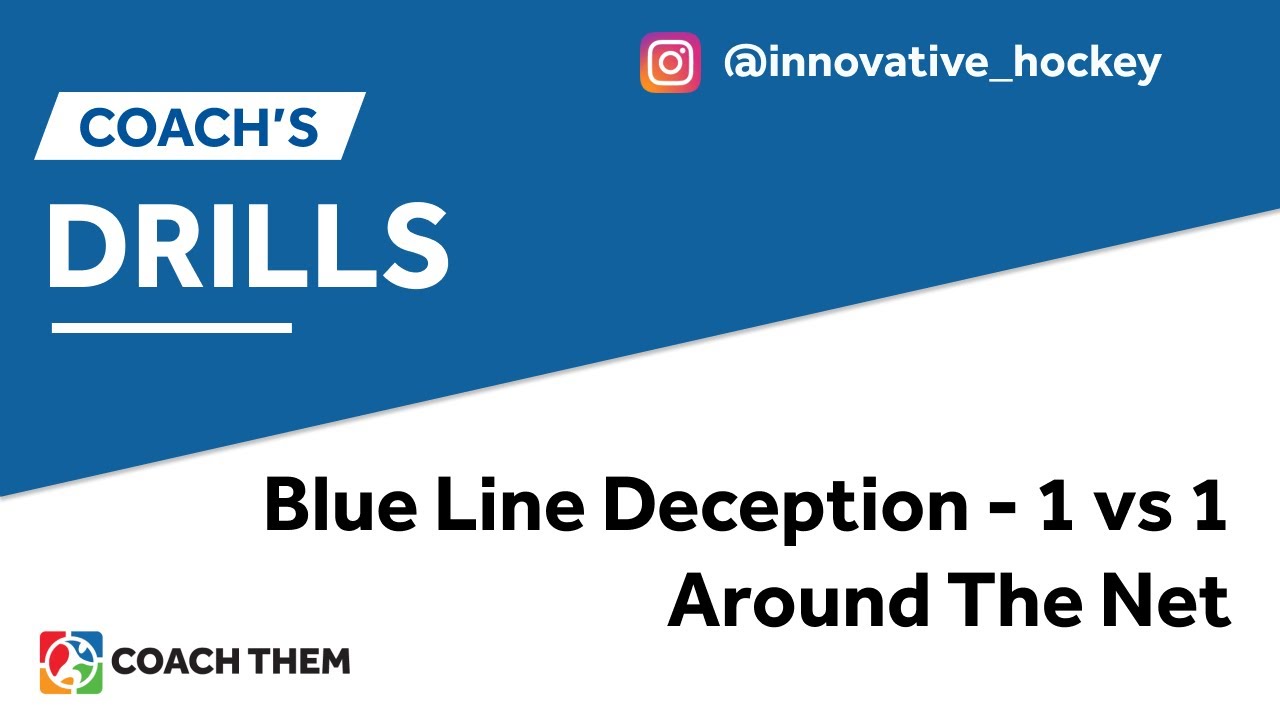 Blue Line Deception - 1 vs 1 Around The Net - YouTube