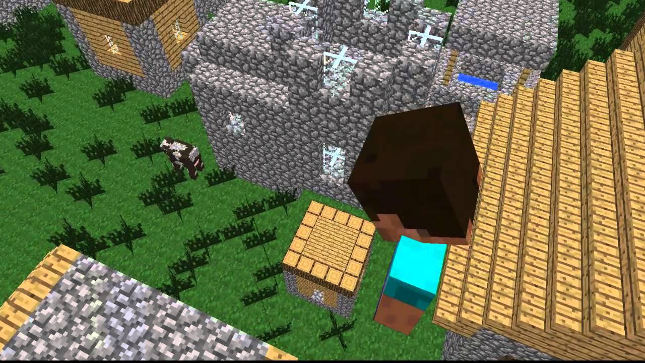 Animated ways to kill a Cow in Minecraft - Part 1 - YouTube