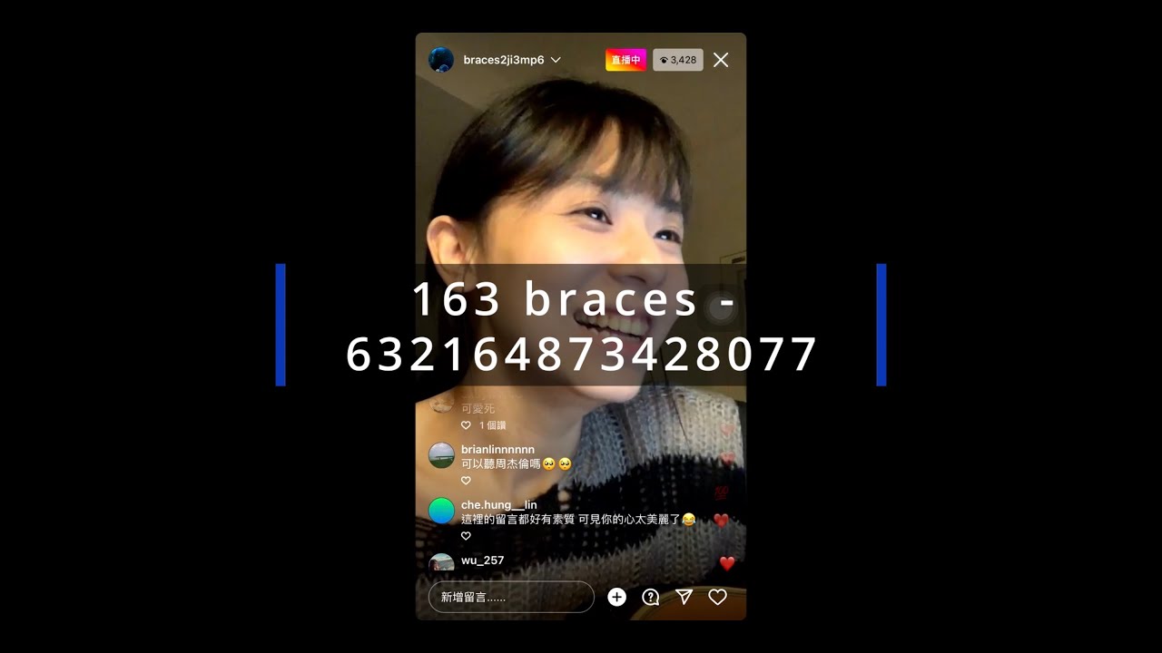 163 braces - 632164873428077 cover on IG live [中英字幕 EN Subtitles] - YouTube