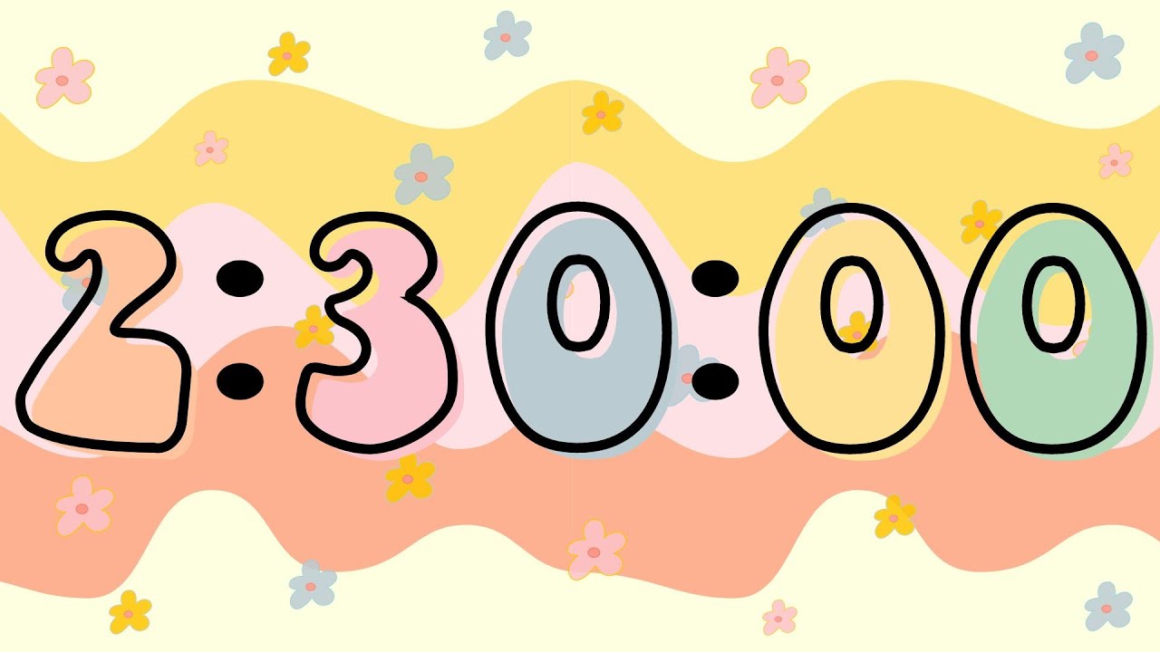 2.5 Hour Groovy Themed Timer - YouTube