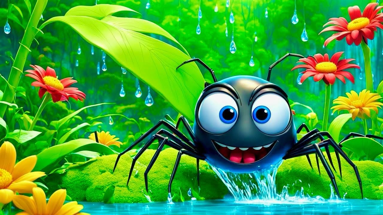 The Itsy Bitsy Spider | Fun Climbing Song for Kids | Nursery Rhymes ...