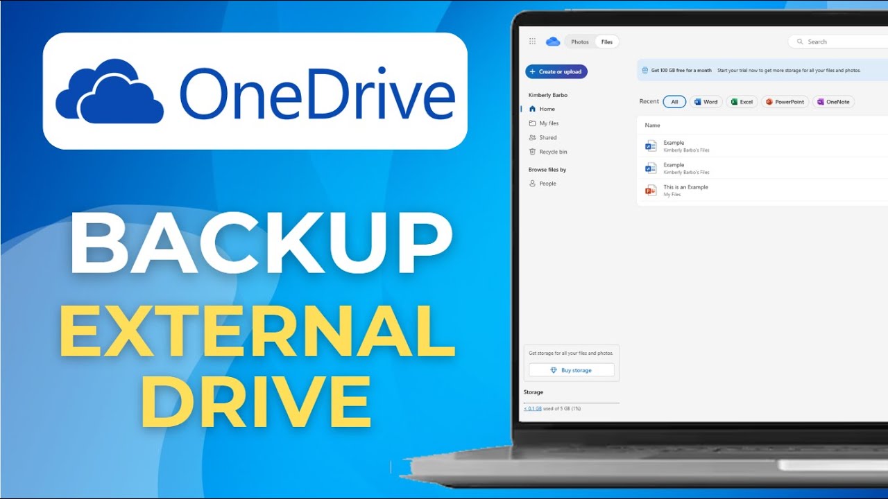 How to Backup OneDrive on External Hard Drive Step by Step 2025 ...