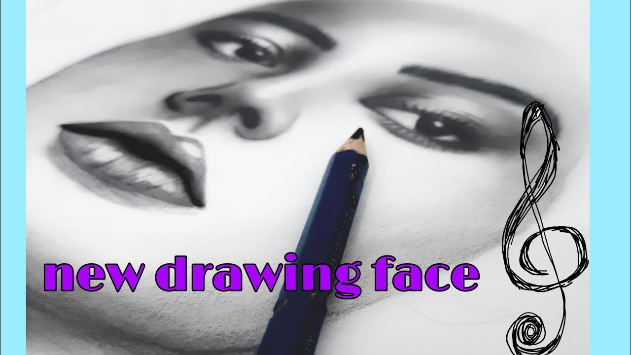 💚😮how to draw amazing face?Asmar drawing - YouTube