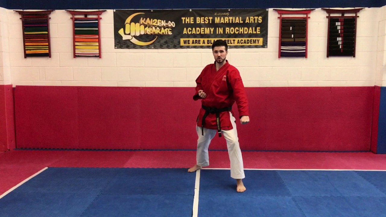 Karate Down Block & Rising Block for beginners - YouTube