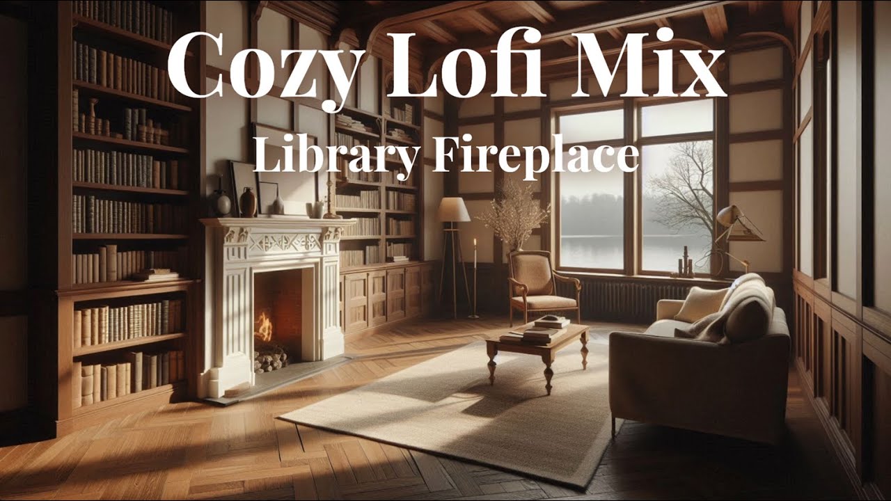 Cozy Lofi Mix | Lofi Library: Relax by the Fire with a Chill Playlist ...