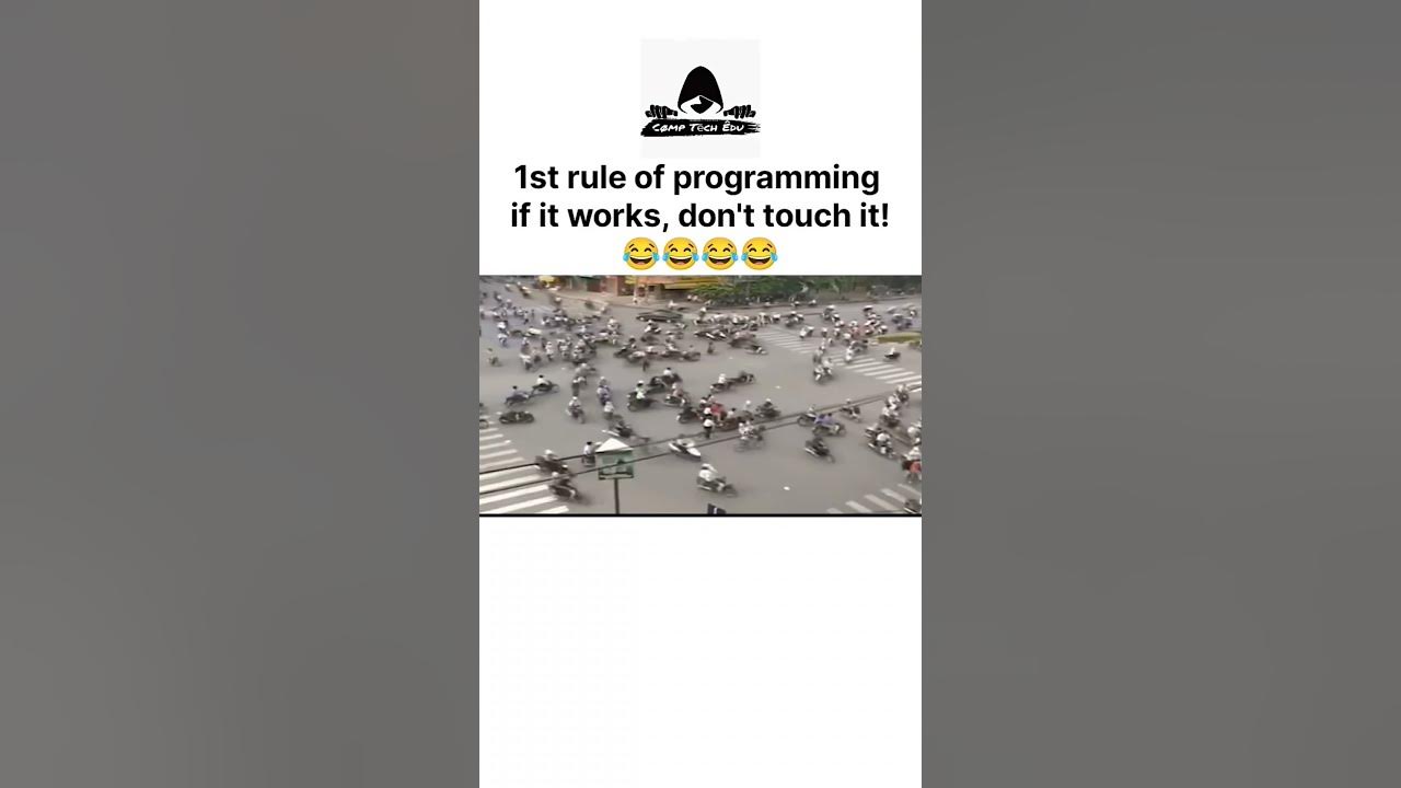 Thumb rule of programming!!! Lol #memes #funny - YouTube
