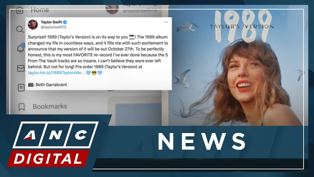 Taylor Swift to release '1989 (Taylor's Version)' on October 27 | ANC ...