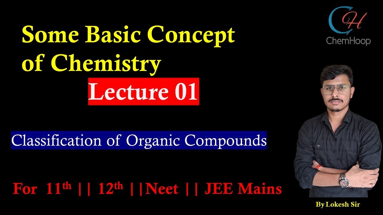 Classification of Organic Compounds || 11th Class || NEET || JEE Mains ...