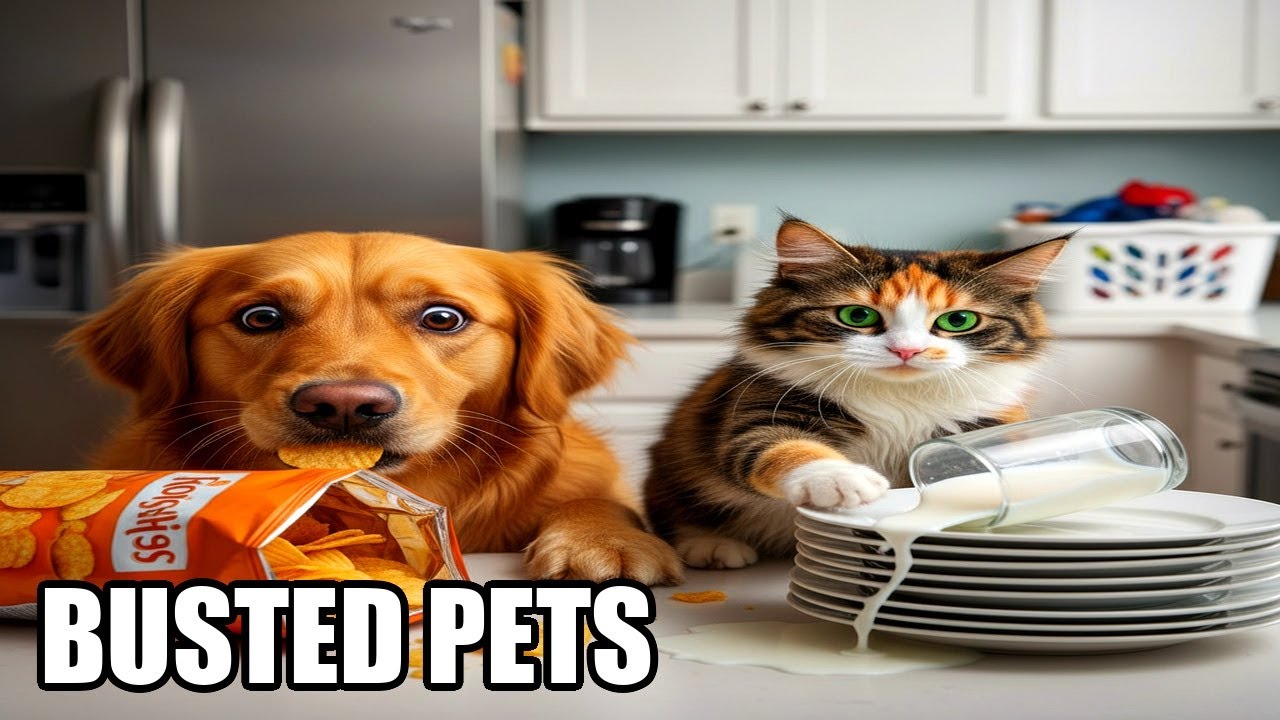 Pets Caught in the Act Compilation - Dogs & Cats Busted! - YouTube