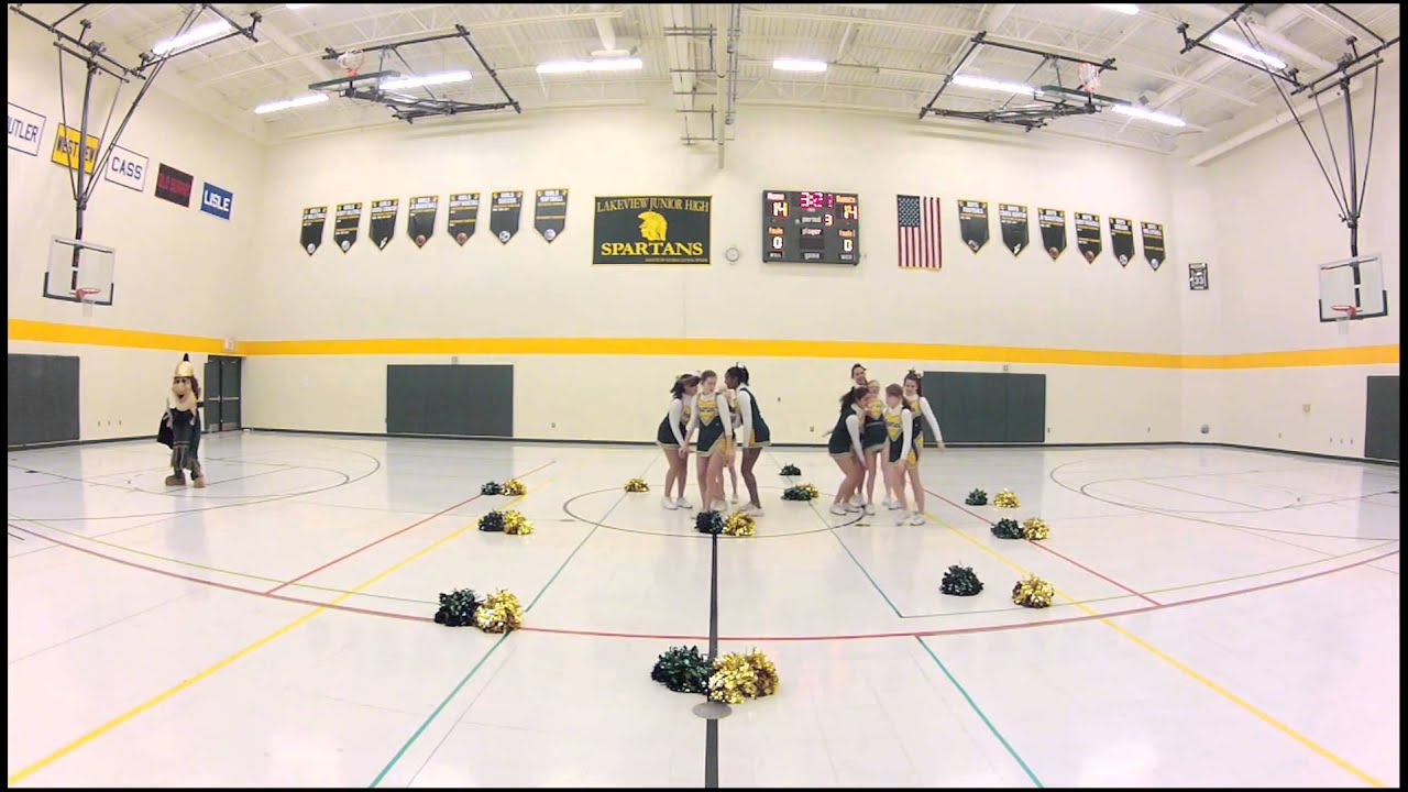 Lakeview Junior High Cheer - YouTube