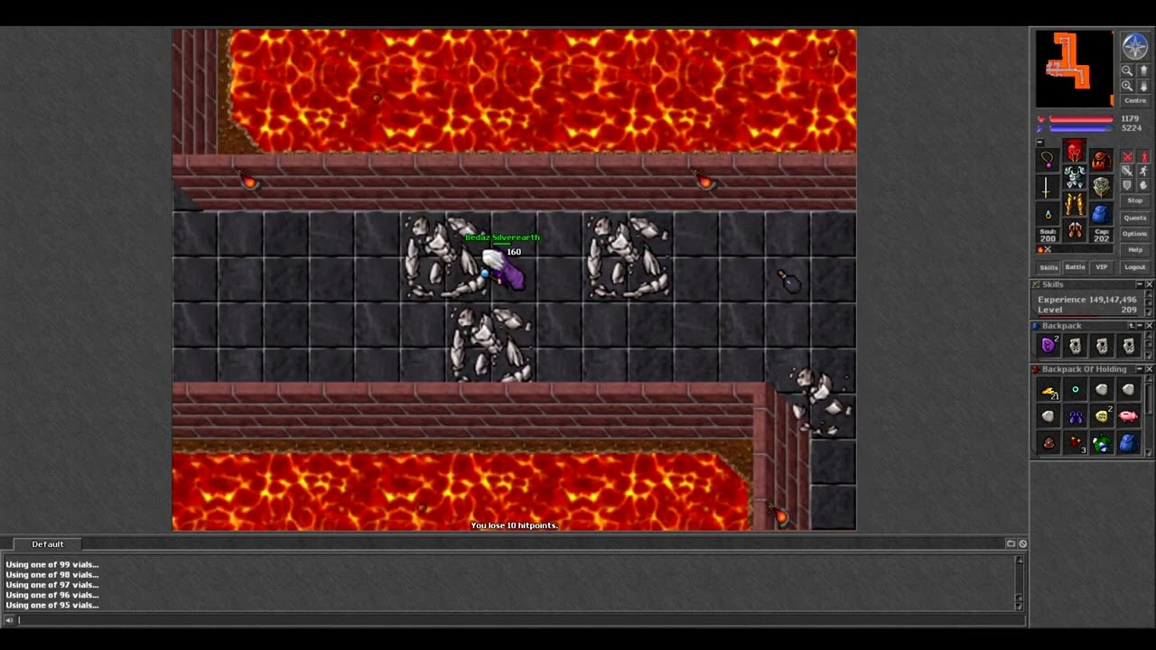 Old Tibia Bedaz Silverearth MS 209 Exorimorting Warlocks Tenebra 2007 7 ...