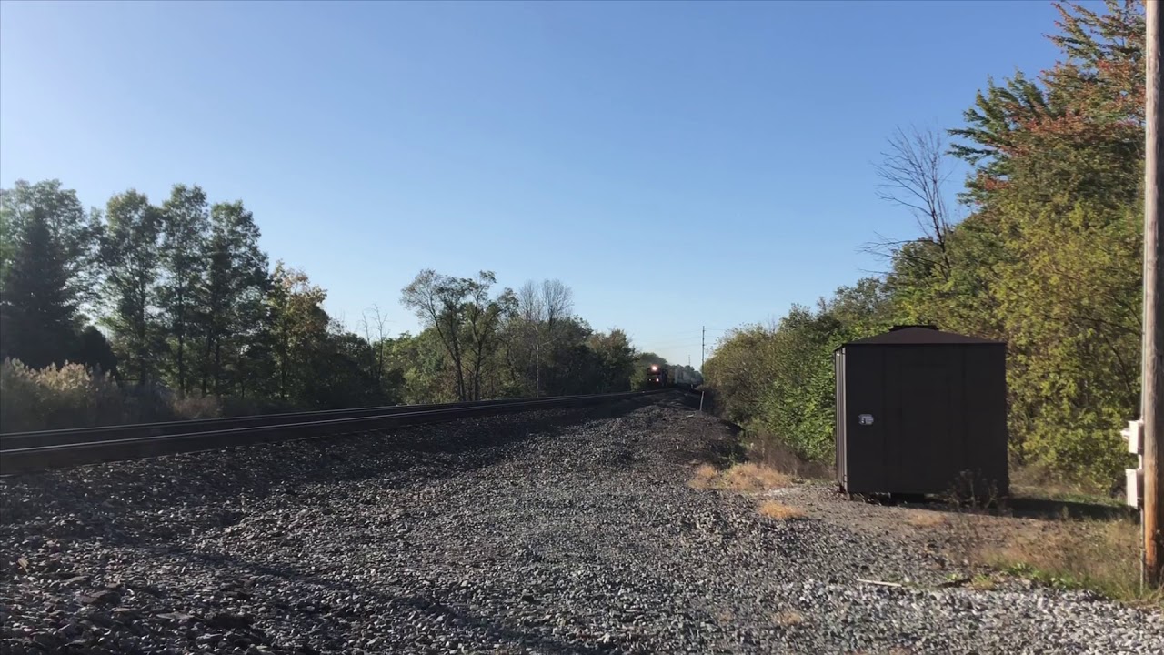 NS 9544 & 9498 Lead Eastbound Intermodal at Lake Street - YouTube