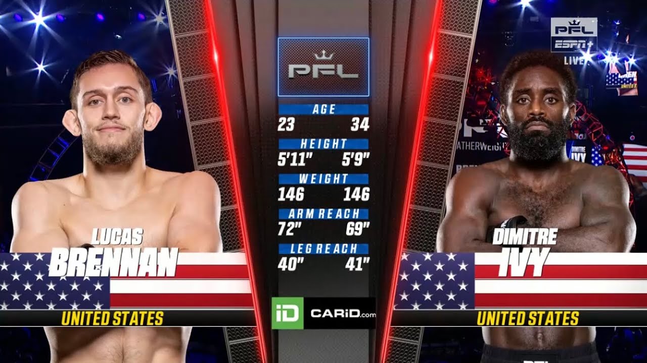 FULL FIGHT - Lucas Brennan vs Dimitre Ivy - PFL MMA - YouTube