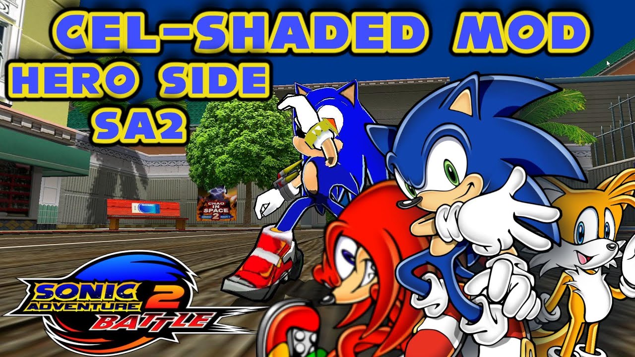 Sonic Adventure 2 | Hero Side Full Story Complete (Japanese) Cel Shade ...