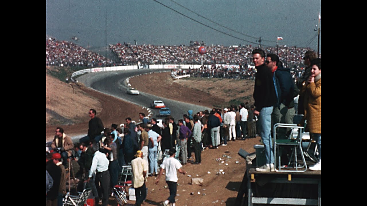A Novice works a Riverside Raceway Stock Car Race in 1967 - YouTube