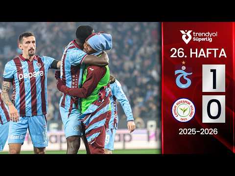 Trabzonspor (1-0) Çaykur Rizespor | MAÇ ÖZETİ | 26. Hafta - 2025/2026