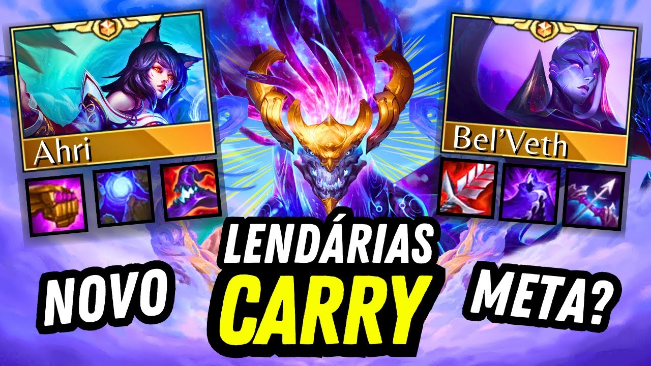 LENDÁRIAS CARRY É O NOVO META? AHRI E BEL VETH INSANAS! TFT SET 9.5 ...