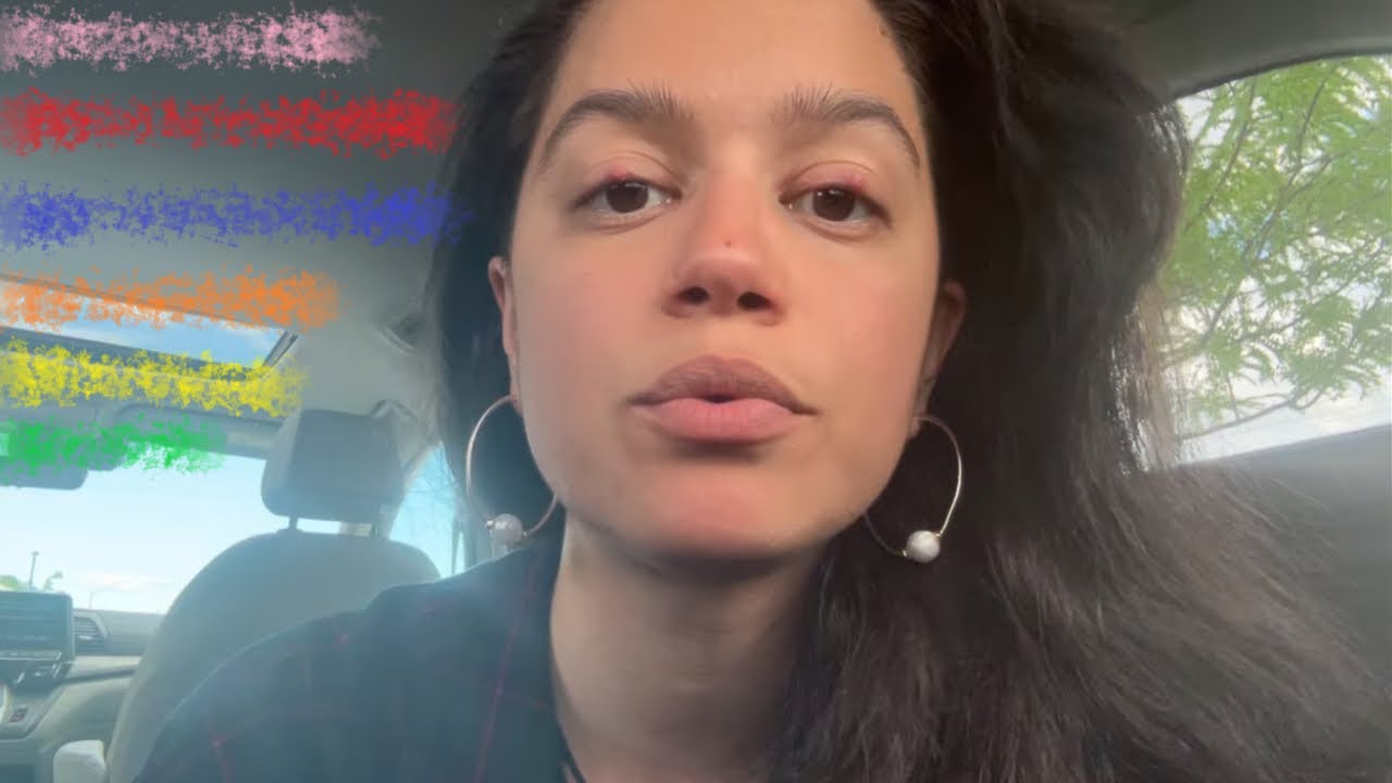 asmr • guessing the color intuition games + writing words on your face ...