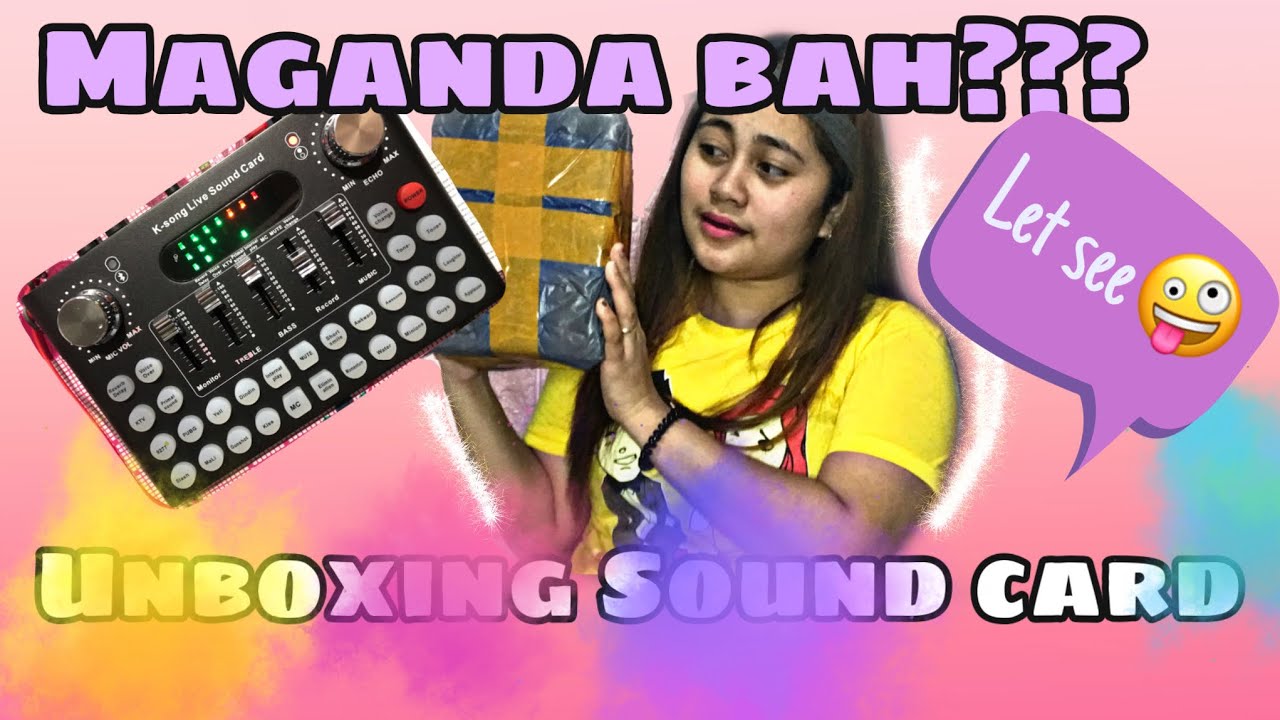 F9 live sound card ||review|| first impression||unboxing - YouTube
