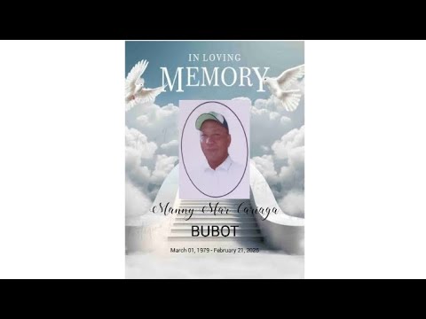 Manny Mar Cariaga's Funeral Home Mass (Full LIVE Video Episode ...