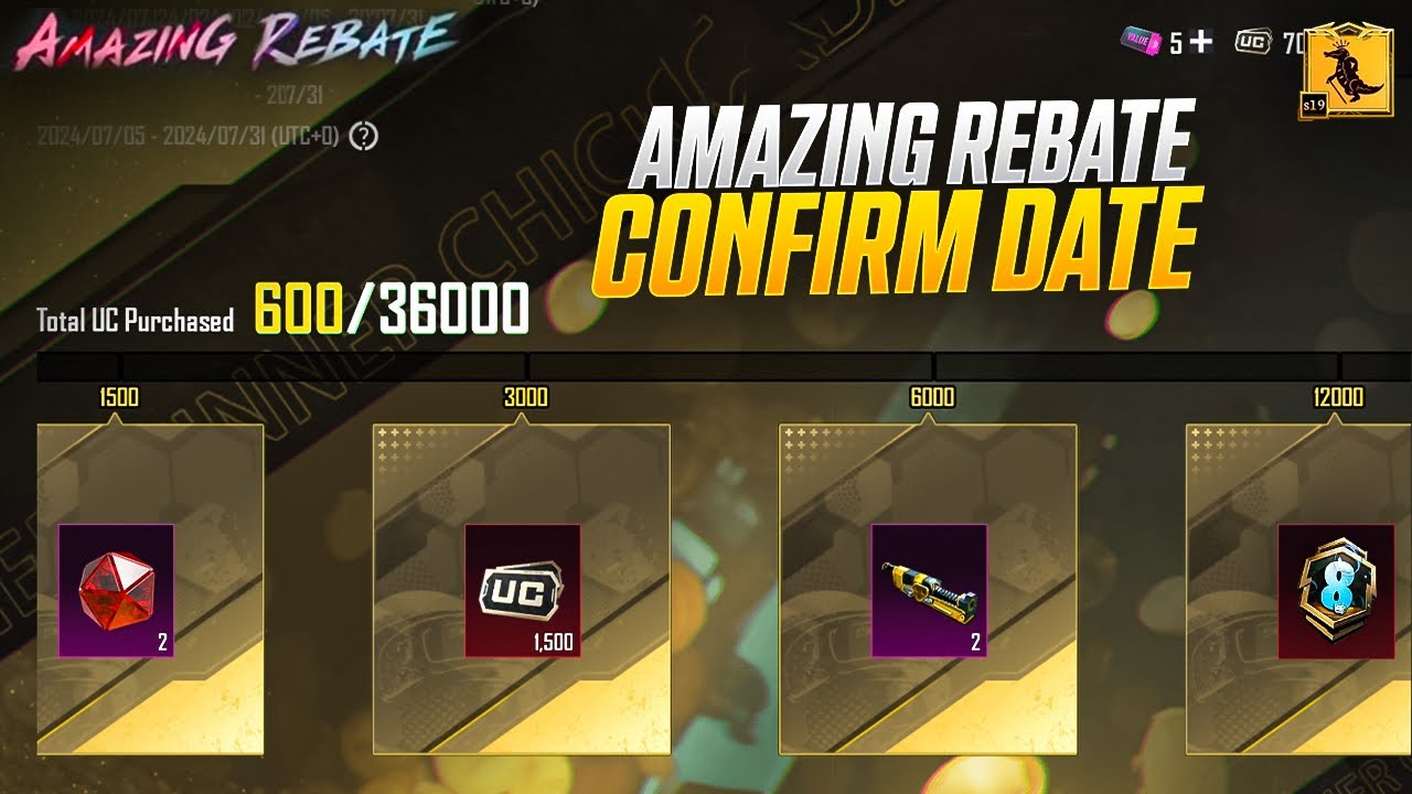 Next Amazing Rebate Pubg - Amazing Rebate Release Date - Get Free Royal Pass - Amazing Rebate ...