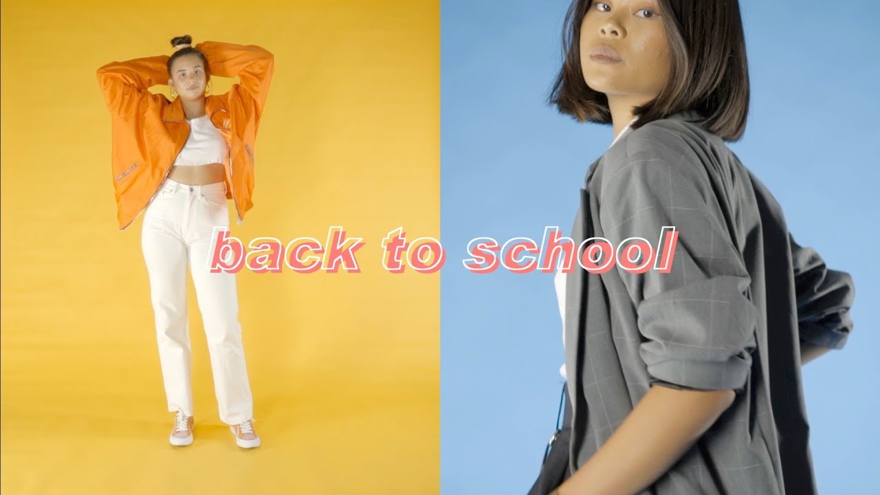 10 BACK TO SCHOOL OUTFITS | College/High School Lookbook 2018 - YouTube