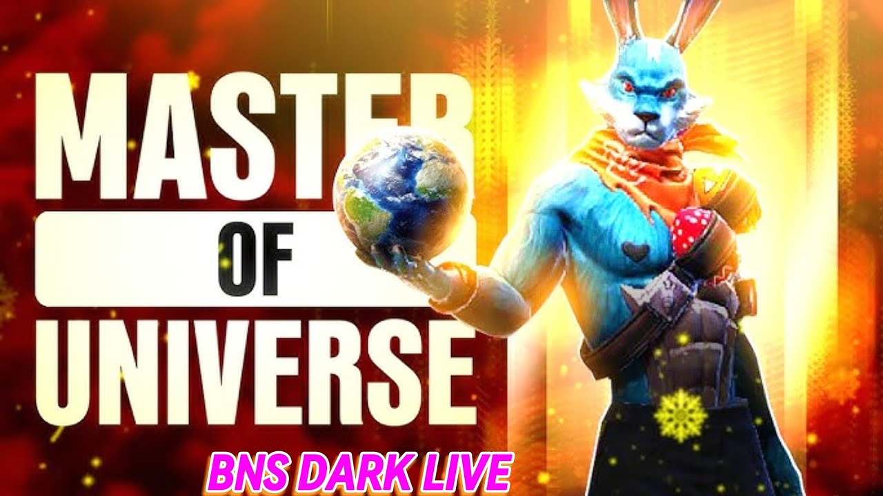 MASTER OF FREE FIRE UNIVERSE 💀| BNS DARK LIVE | 23 k? special video 🔥 ...
