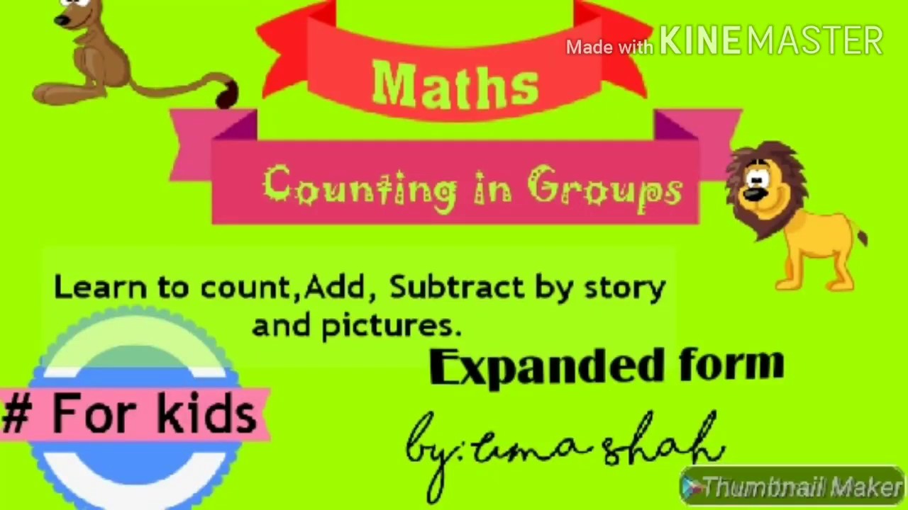 Counting in Groups.Fun learning for kids. - YouTube
