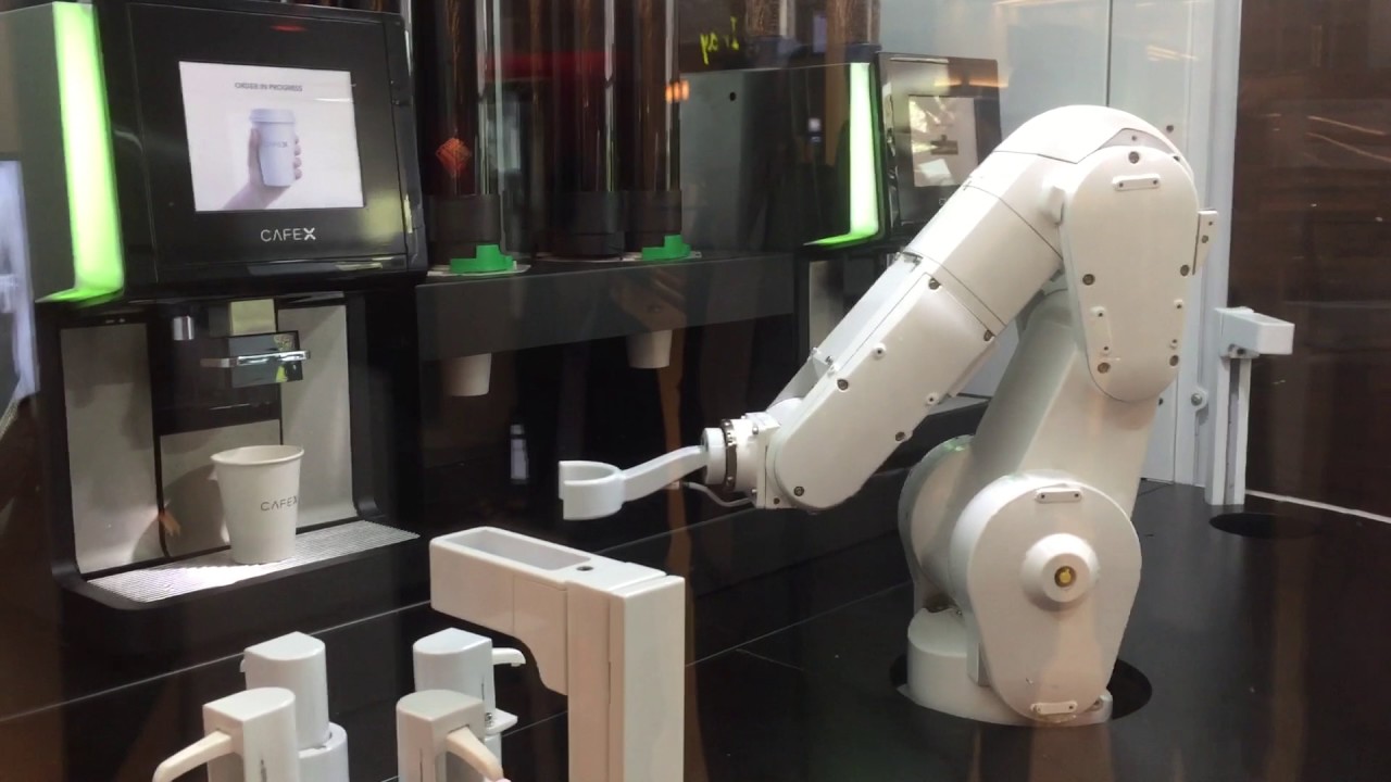 CafeX - Coffee robot - YouTube