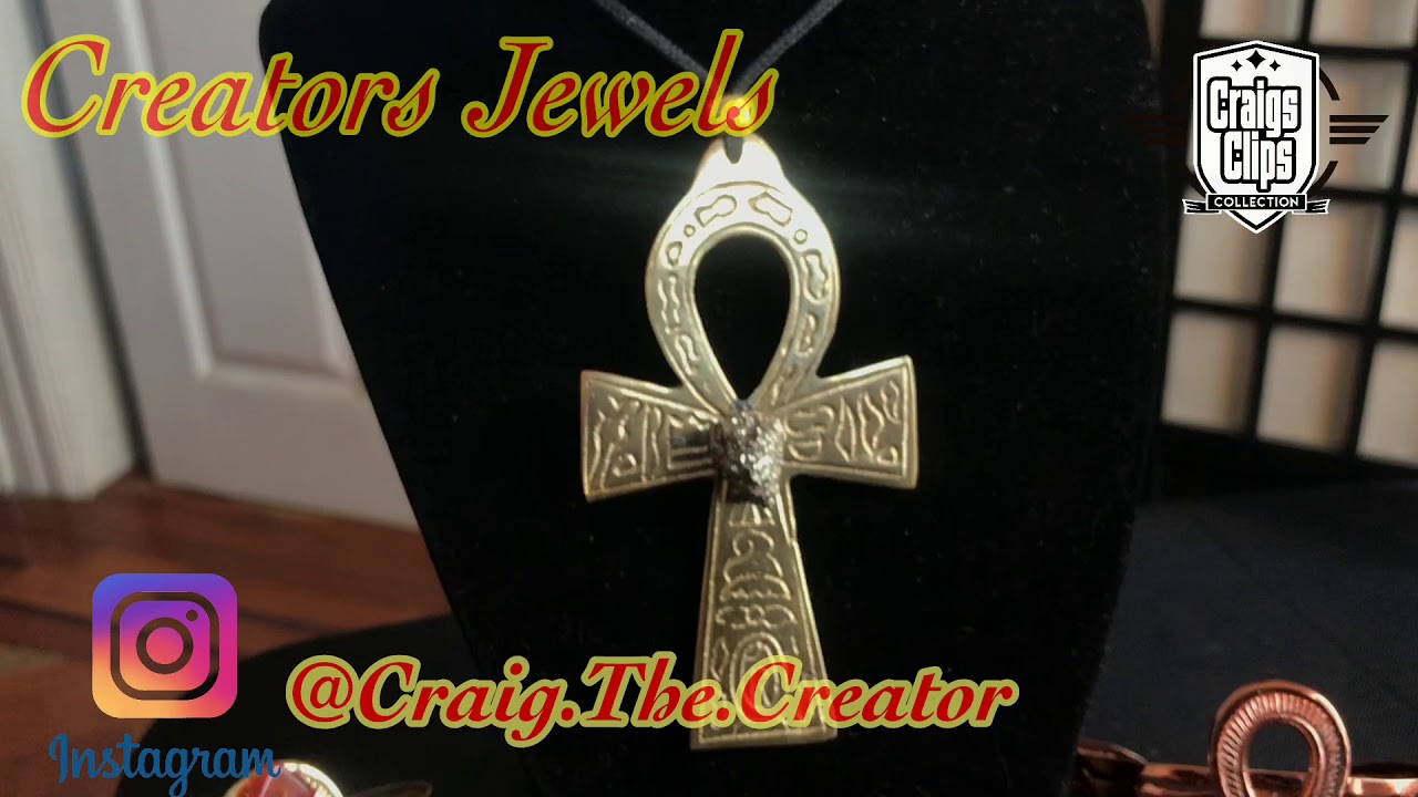 Ankh Necklaces with Pyrite, Carnelian & Amethyst - YouTube
