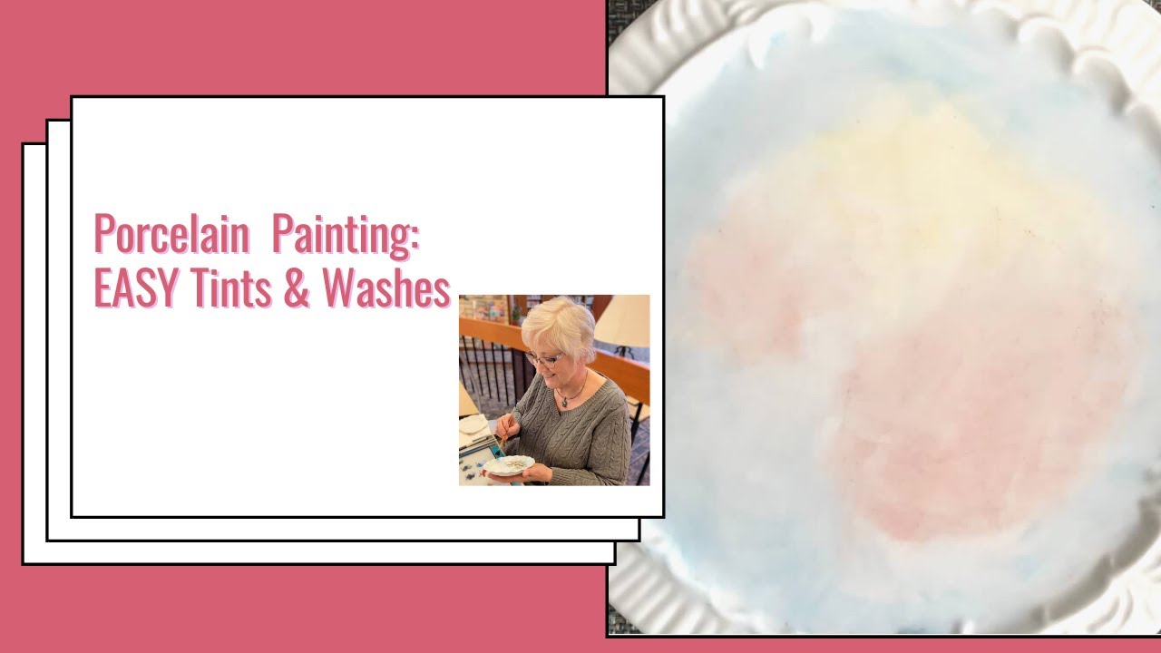 Learn to Paint Porcelain: EASY Tints & Washes - YouTube