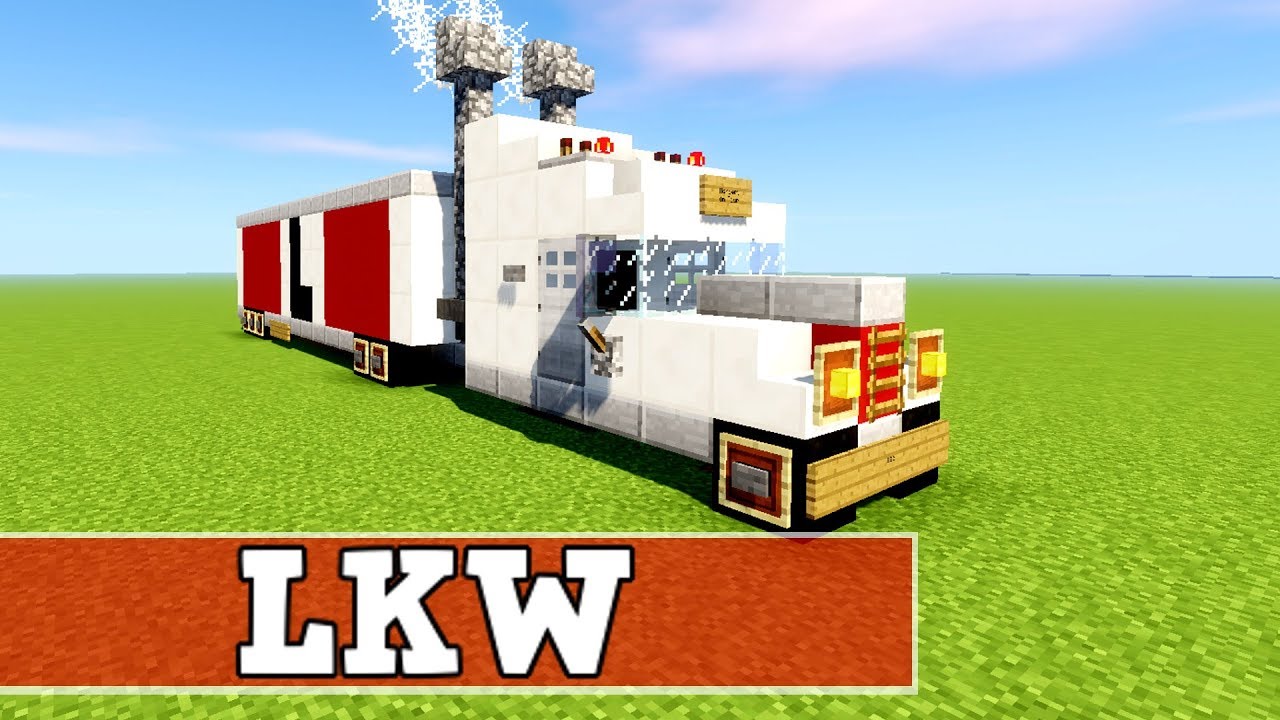 Wie baut man einen LKW in Minecraft | Minecraft Truck bauen deutsch ...