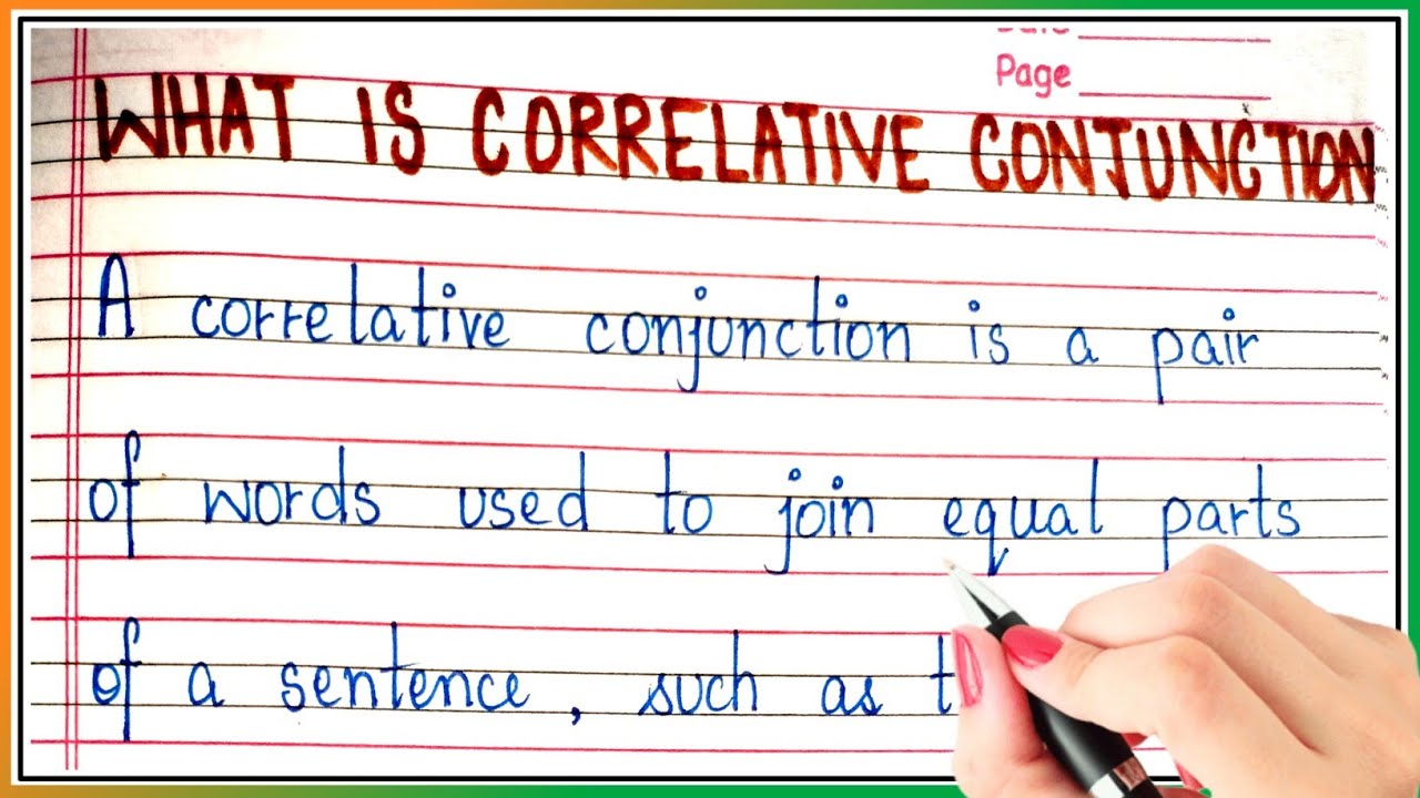 What is correlative conjunction | Definition of correlative conjunction ...