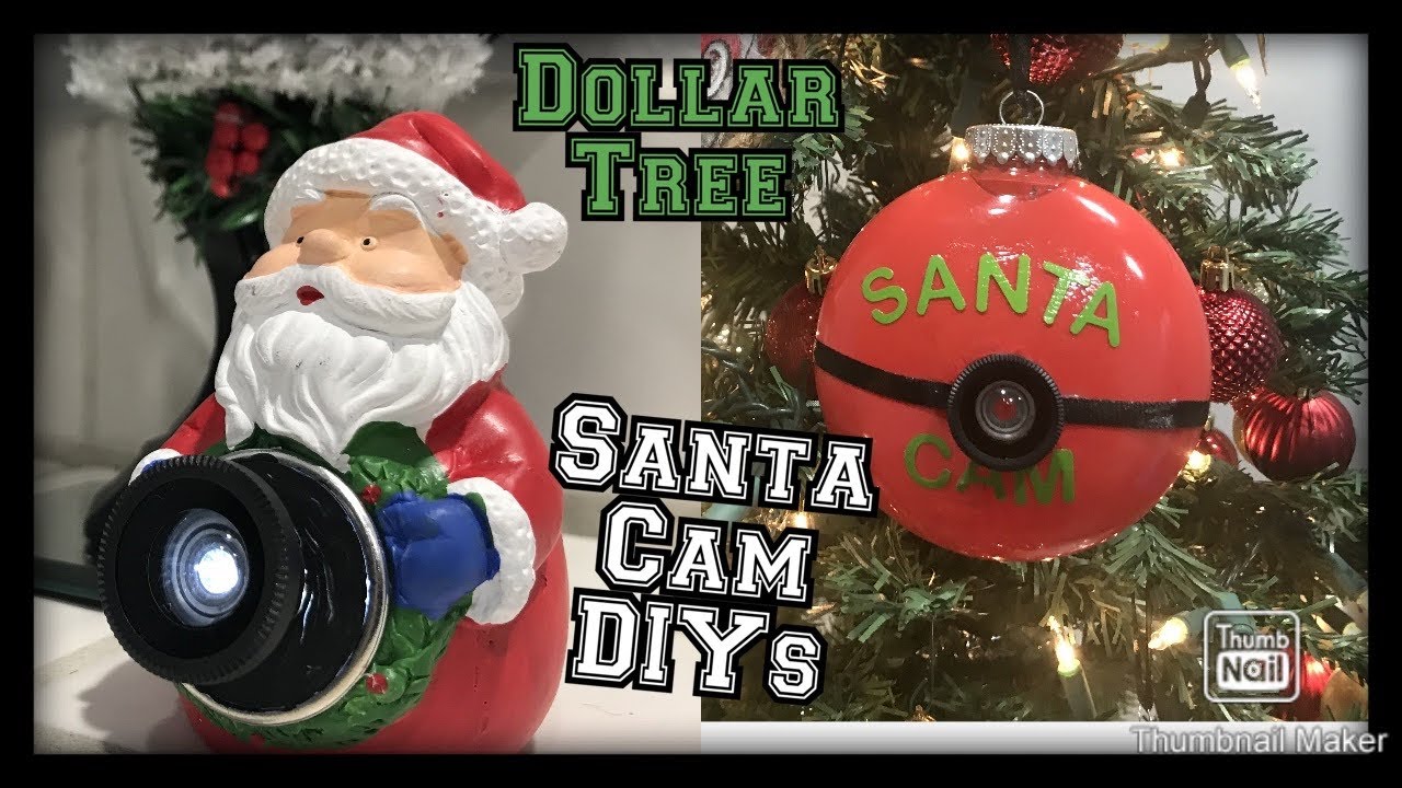 Dollar tree Santa cam diy / dollar tree Santa cam ideas / perfect for ...