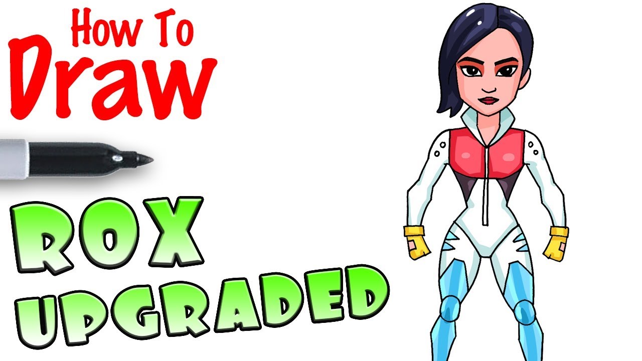 How to Draw Rox Upgraded | Fortnite - YouTube