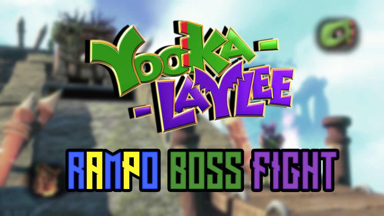 Yooka Laylee- Rampo Boss Fight 1080p 60fps (PC) - YouTube