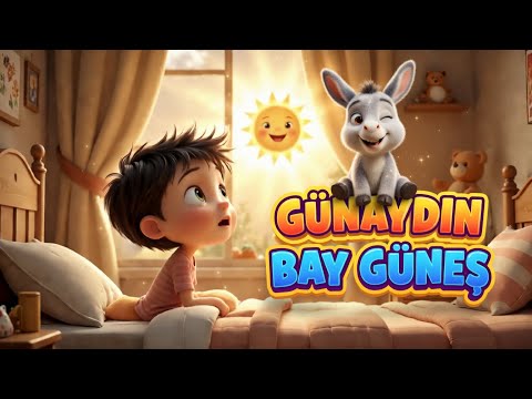 GÜNAYDIN BAY GÜNEŞ 🌞 | Miniklere Özel Sabah Şarkısı | Öğretici Animasyon