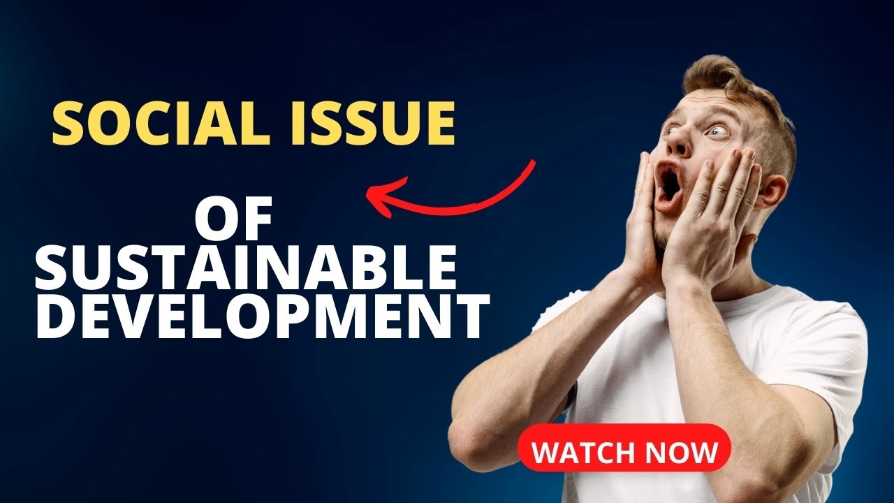 What are the social issues of sustainable development? Important for ...
